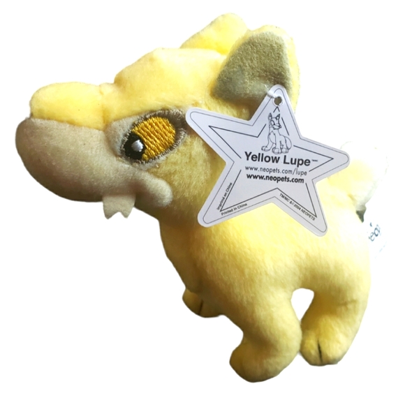 McDonald's | Other | Neopets Yellow Lupe Plushie 4 Mini Stuffed Animal ...